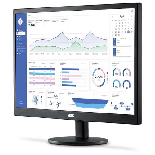 OPENBOX Monitor AOC M2470SWH2 23.6", Full HD, 60Hz, Low Blue Mode, HDMI ...