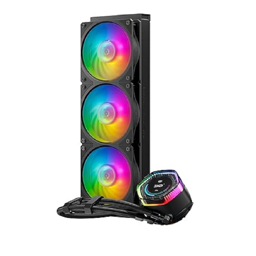 Water Cooler Cooler Master MasterLiquid 360 ION, Fans 120mm, Intel, AMD, 3 Fans, 120mm, ARGB ...